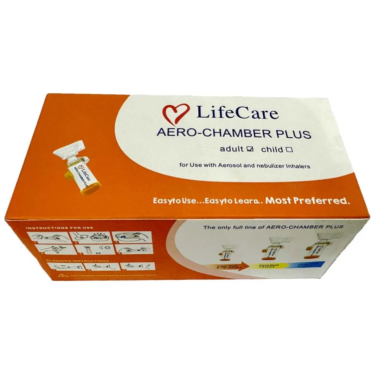 Buy Now - LifeCare Aero-Chamber Plus Spacer Device with Mouthpiece Mask ...