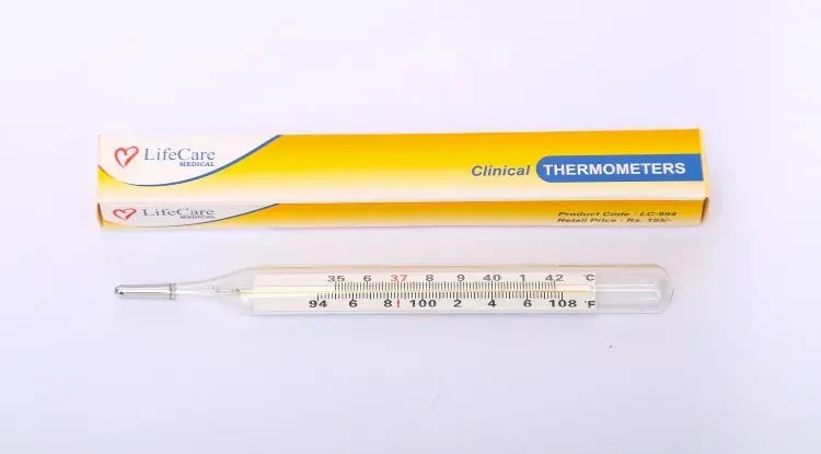 Buy Now | LifeCare Classic Traditional Clinical Glass Thermometer 1 ...
