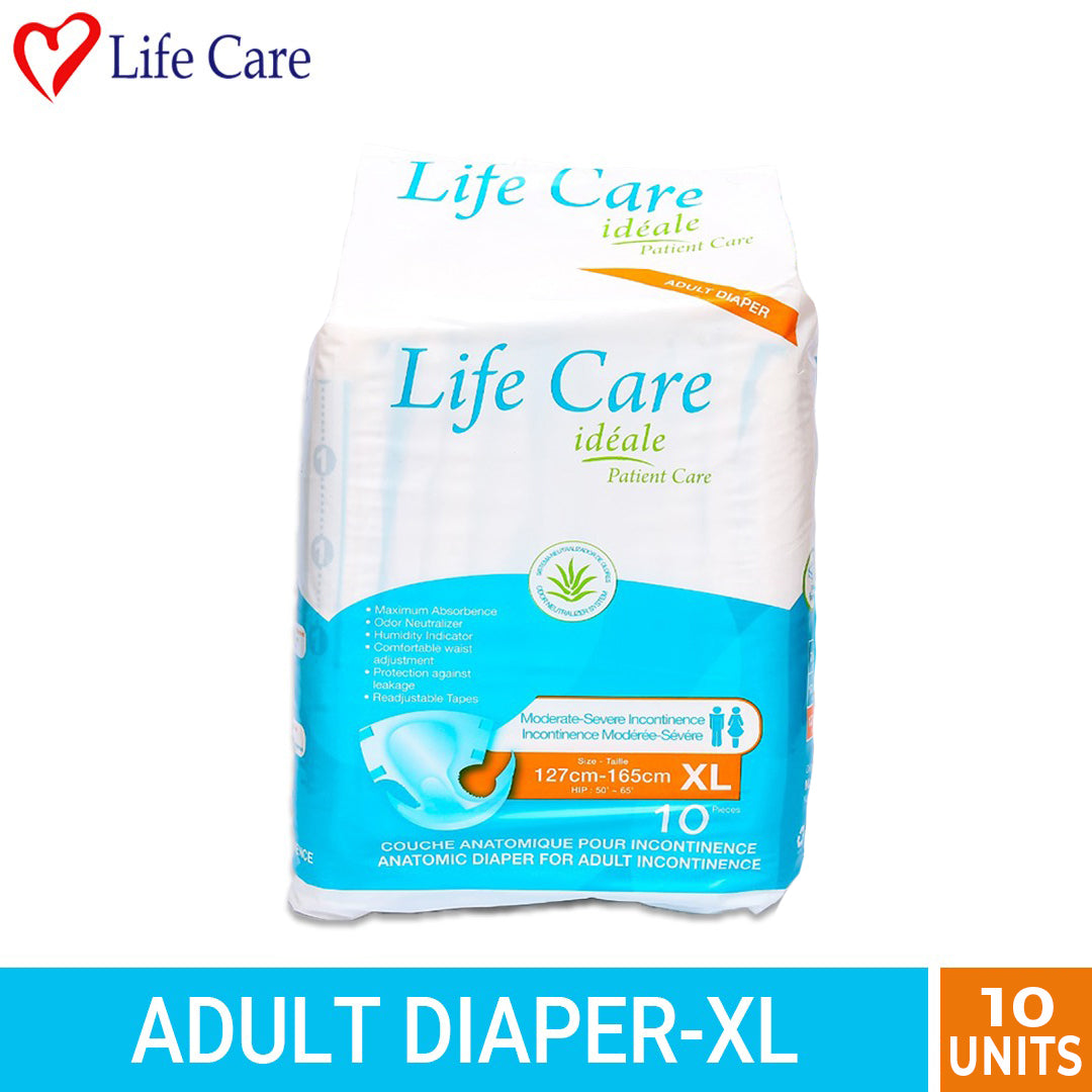 Order Now | Life Care Adult Patient Diapers Disposable 10s Diapers - XL ...