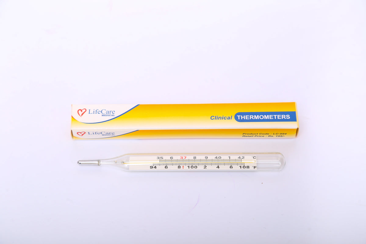Life Care Clinical Glass Thermometer – Wellexy