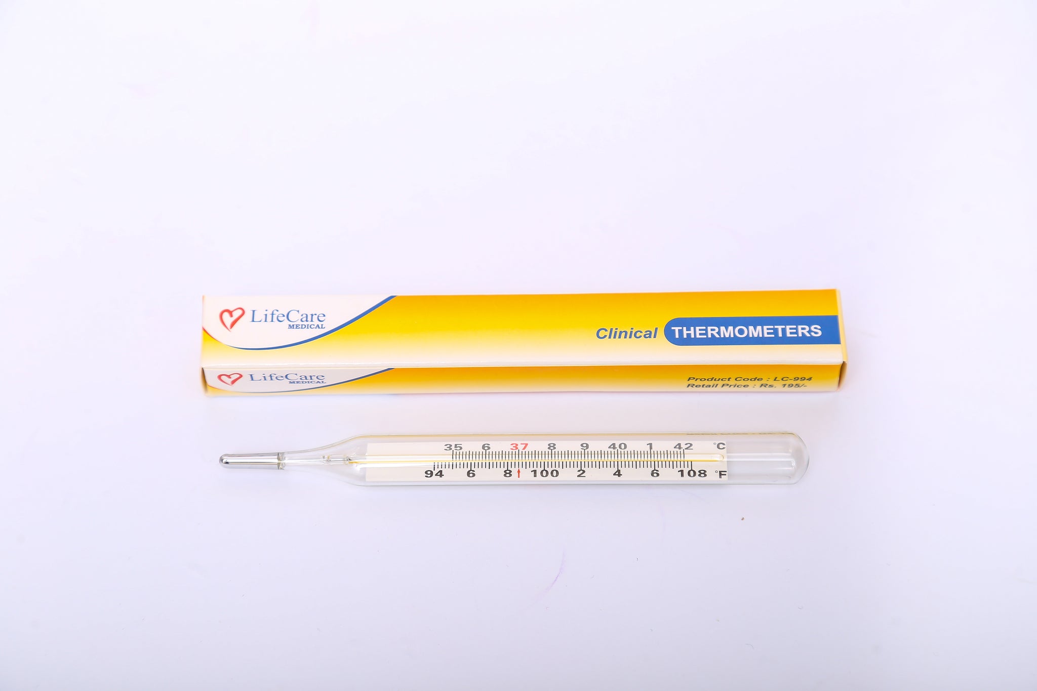 Life Care Clinical Glass Thermometer – Wellexy