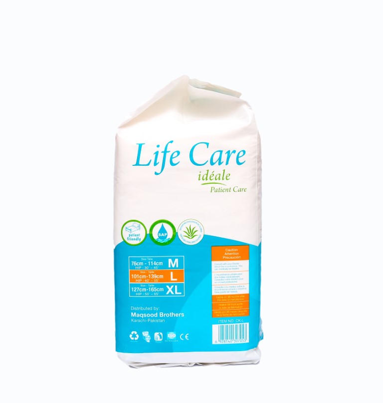 Life Care Adult Patient Diapers Disposable 10s Diapers - Large size ...