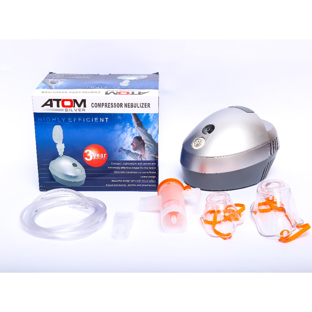 Atom Compressor Home-Use Nebulizer with free Accessories – Wellexy
