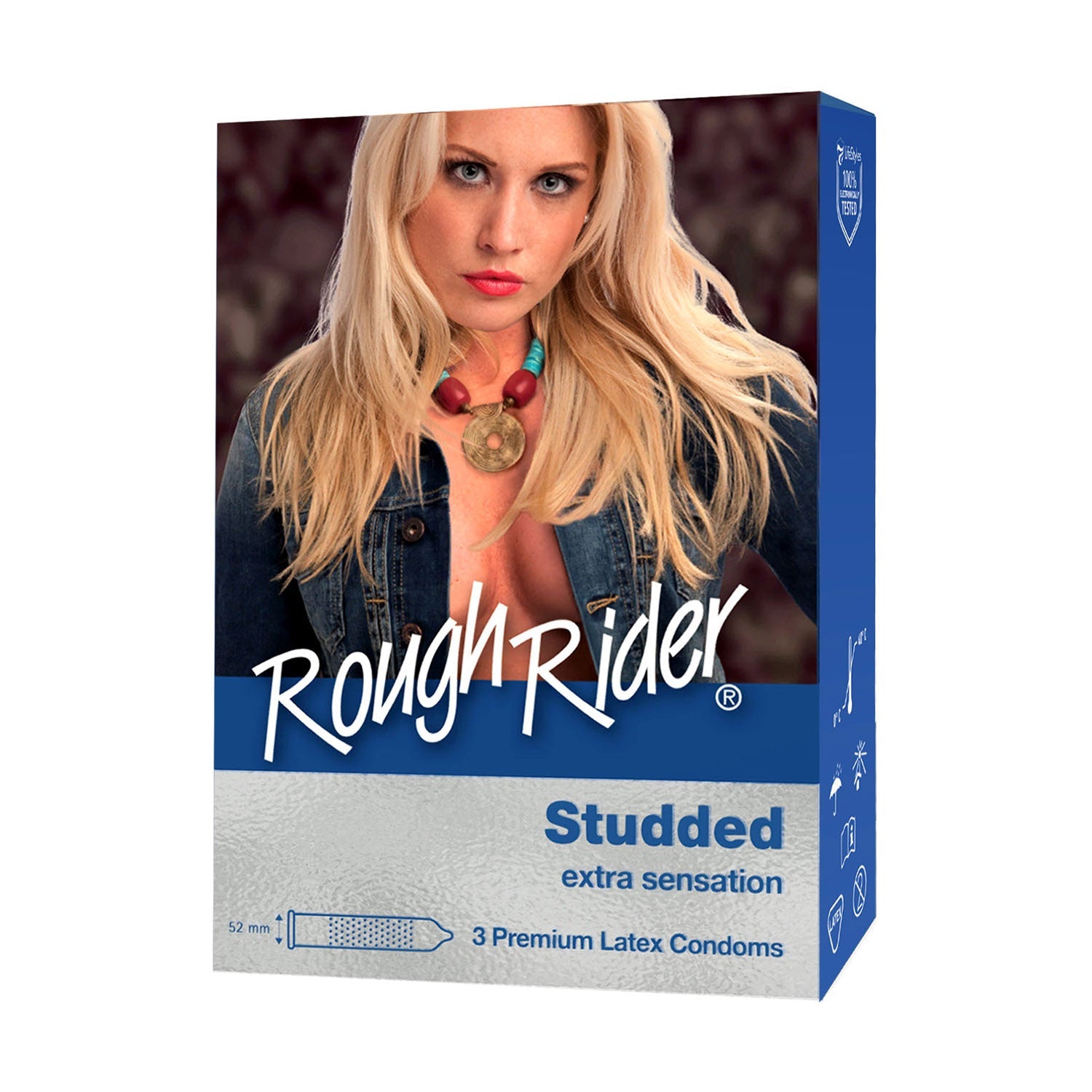 Rough Rider Studded Latex Condoms – Wellexy